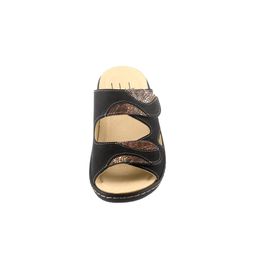 Belvida Damen Pantolette, Gr. 37, gold, Nubukleder, Schuhe