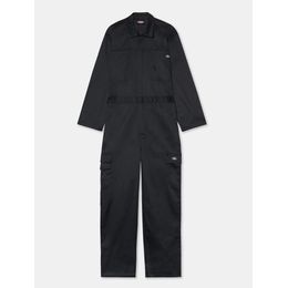 Dickies Damen Arbeitsoverall "Dickies Workwear Coverall REDHAWK COVERALL", schwarz, Gr. S, Obermaterial: 65% Polyester, 35% Baumwolle, Overalls