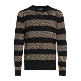 INDICODE Jungen Strickfleece-Pullover "Strickpullover IDTelly", schwarz, Gr. XXXL, Obermaterial: 70% Baumwolle CO. 30% Polyester PES., Pullover