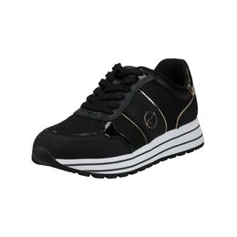 Tamaris Damen Sneaker "Tamaris Sneaker Textil", Gr. 39, gold, Textil, Schuhe