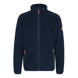 North Bend Herren Fleecejacke "Fleecejacke NBSteve M", blau, Gr. XXXL, unifarben, Obermaterial: 100% Polyester PES., Jacken