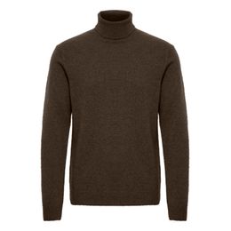 Casual Friday Herren Rollkragenpullover "Strickrollkragenpull CFKarl", braun, Gr. S, Obermaterial: 80% Wolle WO. 20% Polyamid PA., Pullover