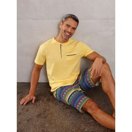 w&auml;schepur W&Auml;SCHEPUR Herren Shorty, Gr. 52, bunt, 100% Baumwolle, Homewear-Sets