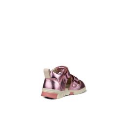 Ecco Baby Lauflernschuh "Mini Stride Sandal", Gr. 19, rosa, Nubukleder, metallic, Schuhe, Babyschuh, Sandale, Sommerschuh mit Lederinnensohle