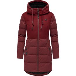 Ragwear Damen Winterjacke "Ashani Block Intl.", rot, Gr. XS, Obermaterial 1: 100% Polyester. Obermaterial 2: 100% Polyester. Innenfutter: 100%