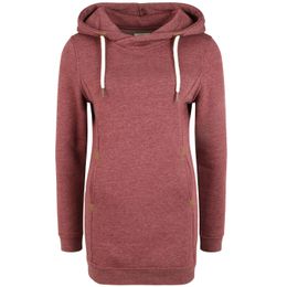 oxmo Damen Kapuzenpullover "Hoodie OXVicky", rot, Gr. S, Obermaterial: 80% Polyester PES. 20% Baumwolle CO., Sweatshirts