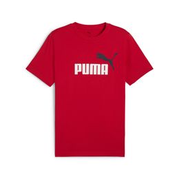 Puma Damen T-Shirt "Essentials 2 Colour No. 1 Logo T-Shirt Herren", rot, Gr. XXL, clean, Obermaterial: 100% Baumwolle; Rippe: 80% Baumwolle, 20%