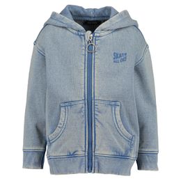 Blue Seven Jungen Sweatjacke "Blue Seven Sweatjacke", blau, Gr. 122, 80% Baumwolle, 20% Polyester, Sweatjacken