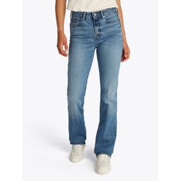 Tommy Hilfiger Damen Bootcut-Jeans "Bootcut Regular Waist"toby, Gr. 32, unifarben, Denim/Jeans, Obermaterial: 99% Baumwolle, 1% Elasthan, Jeans,