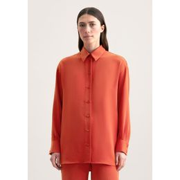 Seidensticker Damen Outdoorbluse, orange, Gr. 38, unifarben, 100% Polyester, Blusen, 1/1 Uni