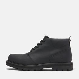 Timberland Herren Schn&uuml;rboots "BRITTON ROAD MID LACE UP WATERPROOF CHUKKA BOOT", Gr. 47,5, schwarz, Leder, Synthetik, Schuhe, Winterstiefel,