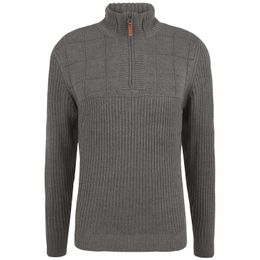 Blend Herren Troyer "Troyer BHOstuta", grau, Gr. L, Obermaterial: 100% Polyacryl PAN., Pullover