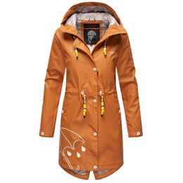 Marikoo Damen Outdoorjacke "Dancing Umbrella", braun, Gr. S, Obermaterial: 70% Polyester, 30% Polyurethan, Innenseite: 100% Polyester, Futter: 100%