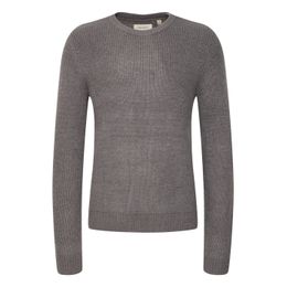 Blend Herren Strickfleece-Pullover "Strickpullover BHPullover", grau, Gr. L, Obermaterial: 80% Polyacryl PAN. 20% Nylon NY., Pullover