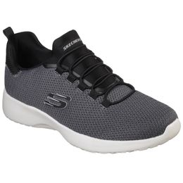 Skechers Herren Slip-On Sneaker "DYNAMIGHT", Gr. 48,5, schwarz, Synthetik, Textil, Schuhe, Slipper, Freizeitschuh, Trainingschuh mit Memory