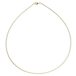 OSTSEE-SCHMUCK Damen Halsreif "OSTSEE-SCHMUCK Halsreif Omega 1,4 mm Halsreif Omega 1,4 mm", 45cm, Silber 925 (Sterlingsilber), L: 42, gold, Silber