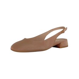Gabor COMFORT Damen Slingpumps "Gabor Comfort Pumps Veloursleder", Gr. 40, beige, Veloursleder, Schuhe