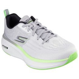 Skechers Herren Sneaker "GO RUN ELEVATE 2.0-FLUID MOTION", Gr. 47, wei&szlig;, Textil, kontrastfarbene Details, Schuhe, Sportschuh mit d&auml;mpfender Ultra