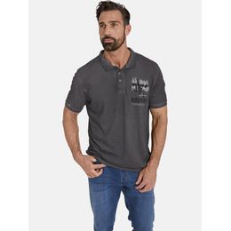 Jan Vanderstorm Herren Poloshirt "Poloshirt ALSING", grau, Gr. L, Obermaterial: 100% Baumwolle CO., Shirts