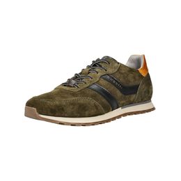 Bugatti Herren Sneaker "Bugatti Sneaker Veloursleder", Gr. 42, gr&uuml;n, Veloursleder, Schuhe