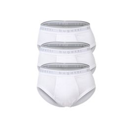 Bugatti Herren Boxershorts "Slip 3er Pack", Gr. XL, wei&szlig;, Obermaterial: 100% Baumwolle CO., Unterhosen
