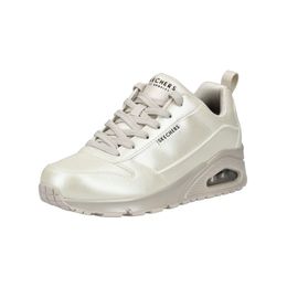 Skechers Damen Sneaker "Skechers Sneaker Lederimitat", Gr. 39, wei&szlig;, Lederimitat, Schuhe