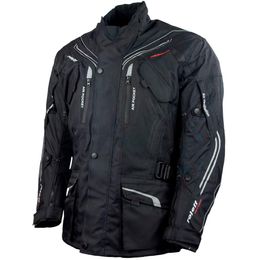 Roleff Motorradjacke "Turin", M, schwarz, Jacken, mit Sicherheitsstreifen