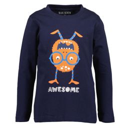 Blue Seven Jungen Langarmshirt "Blue Seven Langarmshirts", bunt, Gr. 110, 100% Baumwolle, Shirts