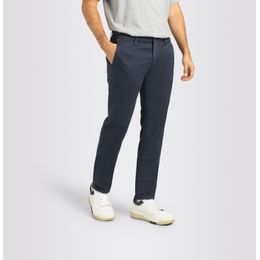 MAC Herren Chinohose "Driver", blau, Gr. 36, unifarben, Web, Obermaterial: 89% Baumwolle, 8% Polyester, 3% Elasthan, Hosen, mit Stretch