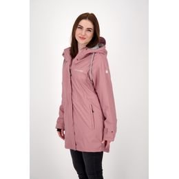 DEPROC Active Damen Regenjacke "Friesennerz NEW ELLESMERE", lila, Gr. 38, Obermaterial: 100% Polyurethan;Futter: 100% Polyester, Jacken, auch in