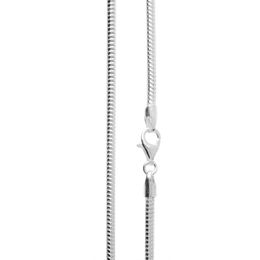 OSTSEE-SCHMUCK Damen Silberkette "OSTSEE-SCHMUCK Kette Schlange 2,4 mm Kette Schlange 2,4 mm", 40cm, Silber 925 (Sterlingsilber), L: 40, silber,