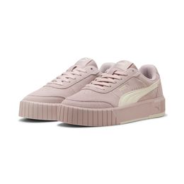 Puma Damen Sneaker "Carina Mia Sneakers Damen", Gr. 40, weiß, Obermaterial: Kuhleder, Textil, Synthetik; Futter: Textil; Innensohle: Textil;