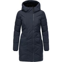 Ragwear Damen Steppmantel "Pevilla YOUMODO", blau, Gr. M, Obermaterial: 100% Polyester. Innenfutter: 100% Polyester. Wattierung: 100% Polyester,
