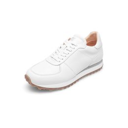 Henry Stevens Damen Sneaker "Sophia R2", Gr. 37, wei&szlig;, Kalbsvelours, Schuhe