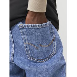 Jack & Jones Jungen Loose-fit-Jeans "JJIALEX JJORIGINAL", blau, Gr. 170, JACK & JONES JUNIOR, unifarben, Denim/Jeans, Obermaterial: 100% Baumwolle, Jeans,