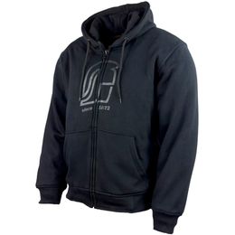 Roleff Motorradjacke "Hoodie", 4XL, schwarz, Jacken, mit Aramid und Protektoren
