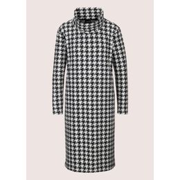 Madeleine Mode MADELEINE Damen Sommerkleid "Kleid Rollkragenkleid mit Taschen", schwarz, Modern, Gr. 40, Obermaterial: 65% Polyester PES. 30% Viskose CV. 5%