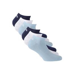 Fila Damen Sneakersocken "Socken 6er Pack", Gr. 43, blau, Obermaterial: 75% Baumwolle CO. 23% Polyester PES. 2% Elasthan EL., Socken