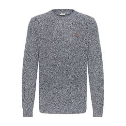 !Solid SOLID Herren Strickfleece-Pullover "Strickpullover SDRicky", blau, Gr. M, Obermaterial: 70% Baumwolle CO recyc.. 30% Polyester Pol. recyc.., Pullover