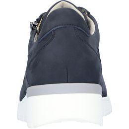 Waldl&auml;ufer WALDL&Auml;UFER Damen Schn&uuml;rschuh "K-RAMONA-Soft", Gr. 7,5, blau, Nubukleder, Textil, Schuhe, Freizeitschuh, Halbschuh mit Orthotritt-Ausr&uuml;stung, K-Weite