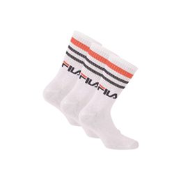 Fila Herren Kurzsocken "Socken 3er Pack", Gr. 39, wei&szlig;, Obermaterial: 80% Baumwolle CO. 18% Polyester PES. 2% Elasthan EL., Socken