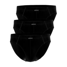 Ammann Herren Slip "3er Pack Slip Day Modern / Close to you", Gr. 5, schwarz, Obermaterial: 93% Baumwolle CO. 7% Elasthan EL., Unterhosen