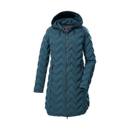 Killtec Damen Steppmantel "KOW 14 WMN QLTD PRK", blau, Gr. 48, Oberseite: 100% Polyester;R&uuml;ckseite: 100% Polyester;F&uuml;llung: 100% Polyester, M&auml;ntel,