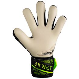 Reusch Kinder Torwarthandschuhe "Attrakt Freegel Gold Junior", schwarz, Gr. 5, mehrfarbig, 55% Elastodien, 30% Polyester, 10% Polypropylen, 5%