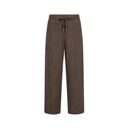 Chinohose soyaconcept "Soya Concept Trousers SC_BIARA", Damen, Gr. L, Normalgr&ouml;&szlig;en, 98694 hot fudge melange, Obermaterial: 74% Viskose, 21% Polyester, 5% Elasthan, Hosen Chinohose
