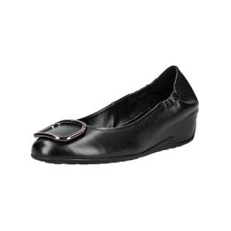 H&ouml;gl H&Ouml;GL Damen Ballerina "H&ouml;gl Ballerinas Leder", Gr. 39, schwarz, Leder, Schuhe