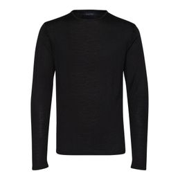 Casual Friday Herren Strickfleece-Pullover "Strickpullover CFKent", schwarz, Gr. S, Obermaterial: 50% Wolle WO. 50% Polyacryl PAN., Pullover