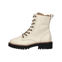 Paul Green Damen Schnürstiefelette "Paul Green Stiefelette Glattleder", Gr. 38,5beige, Glattleder, Schuhe