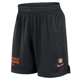 Nike Herren Sporthose "Nike Shorts Cincinnati Bengals Nike Dri-Fit Mesh"schwarz, Gr. XL, 100% Polyester, Hosen