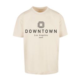 F4NT4STIC Damen T-Shirt "Downtown LA OVERSIZE TEE", beige, Gr. XL, Obermaterial: 100% Baumwolle, Shirts, Print